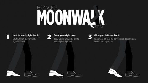 Learn How To Moonwalk Infographic – Michael Jackson World Network